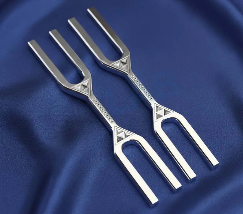 Giant Tuning Fork With Dna Key